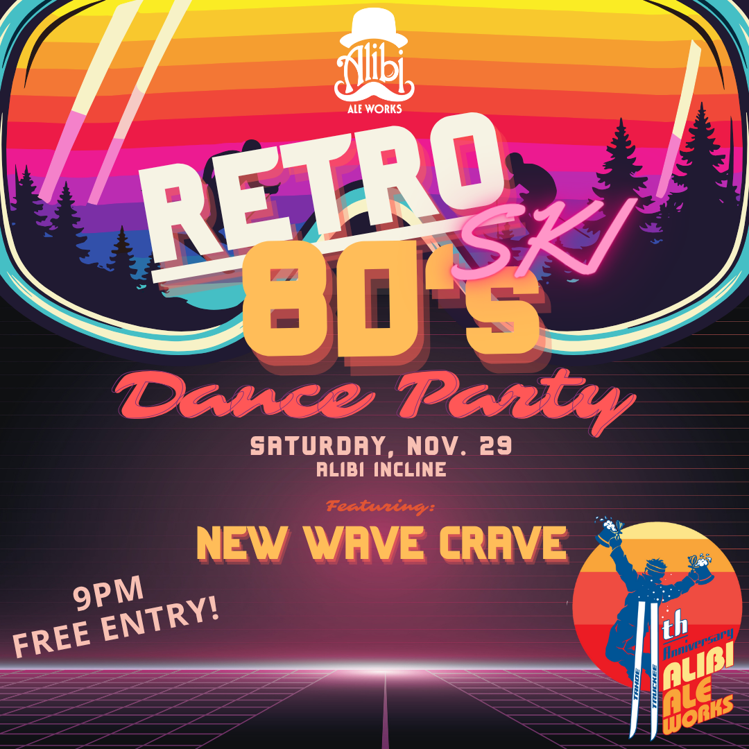 80's Retro Ski Dance Party with New Wave Crave | Alibi Ale Works